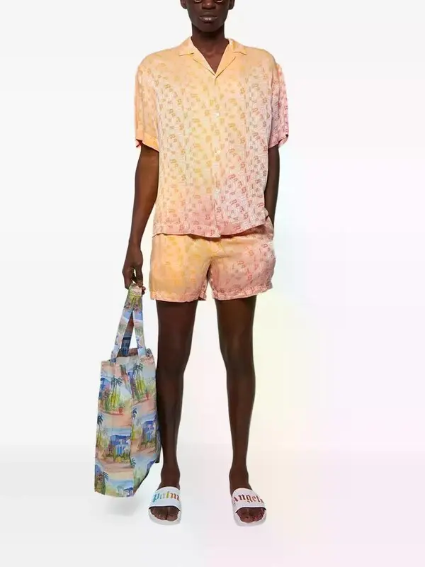LES BENJAMINS Printed Handle Tote Bag
