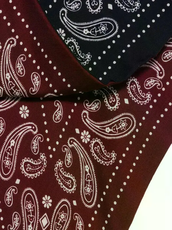Destin Paisley-print Wool Scarf - Black