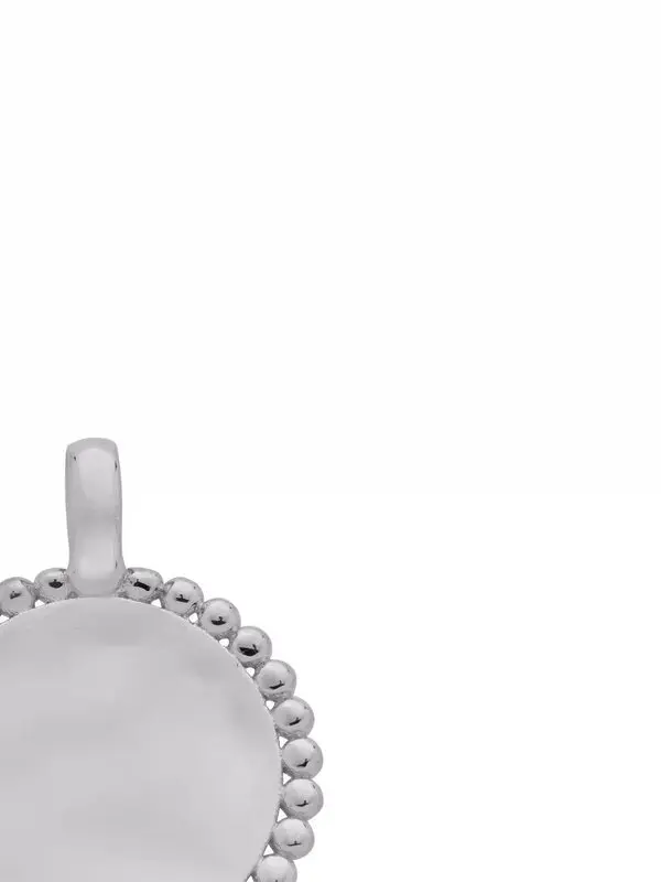 Monica Vinader Deia Beaded Pendant Charm - Silver