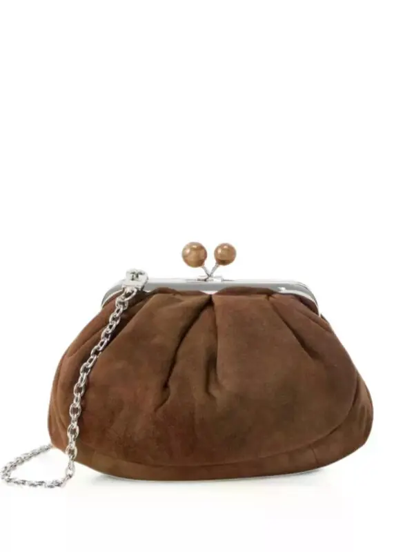 Max Mara Suede Pasticcino Shoulder Bag