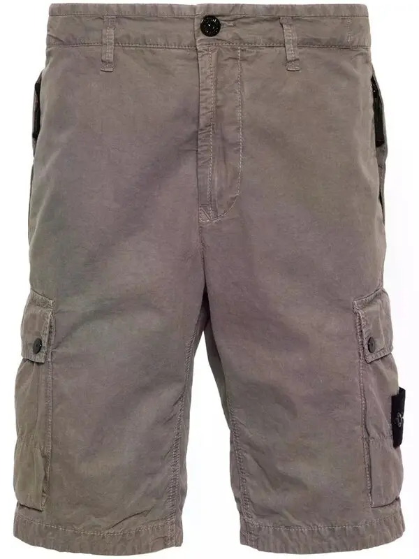 Stone Island Compass-badge Cargo Shorts