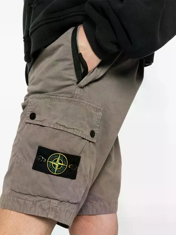 Stone Island Compass-badge Cargo Shorts