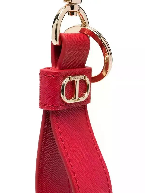 TWINSET Logo-plaque Keyring - Red