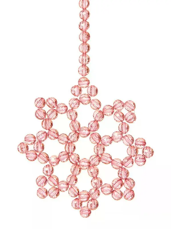 0711 TBILISI Snowflake Keychain - Pink