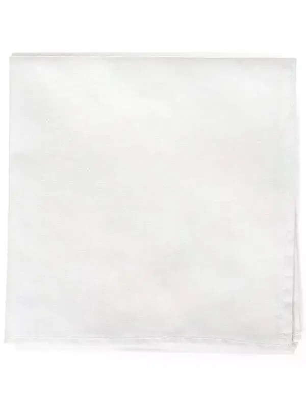 FRANZESE COLLECTION Cotton Handkerchief - White