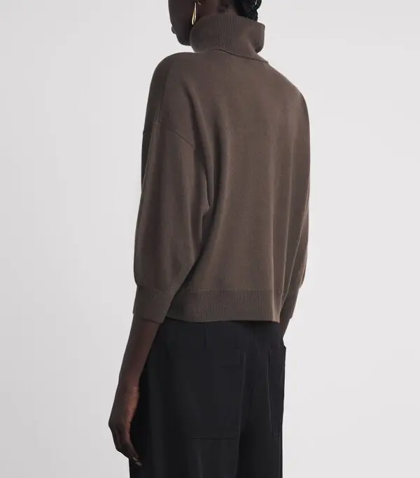 Max Mara Virgin Wool-cashmere Rollneck Sweater
