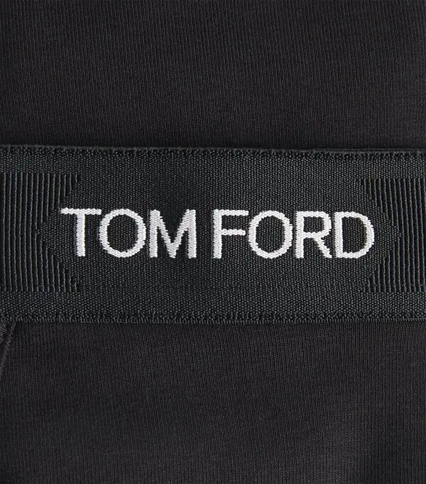 TOM FORD Stretch-cotton Logo Briefs