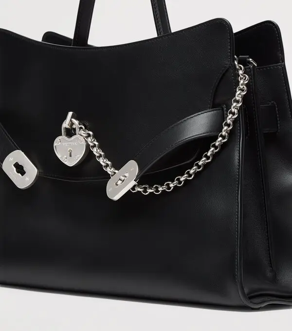 Alexander McQueen Calfskin Locke Top-handle Bag