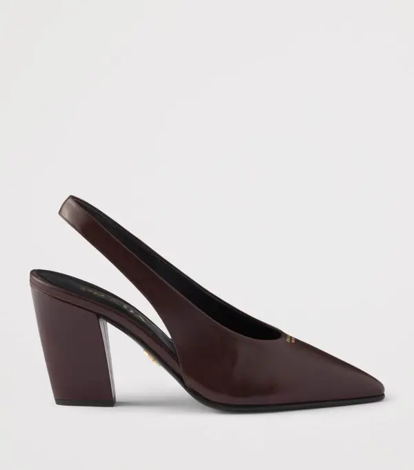 Prada Leather Slingback Pumps 85