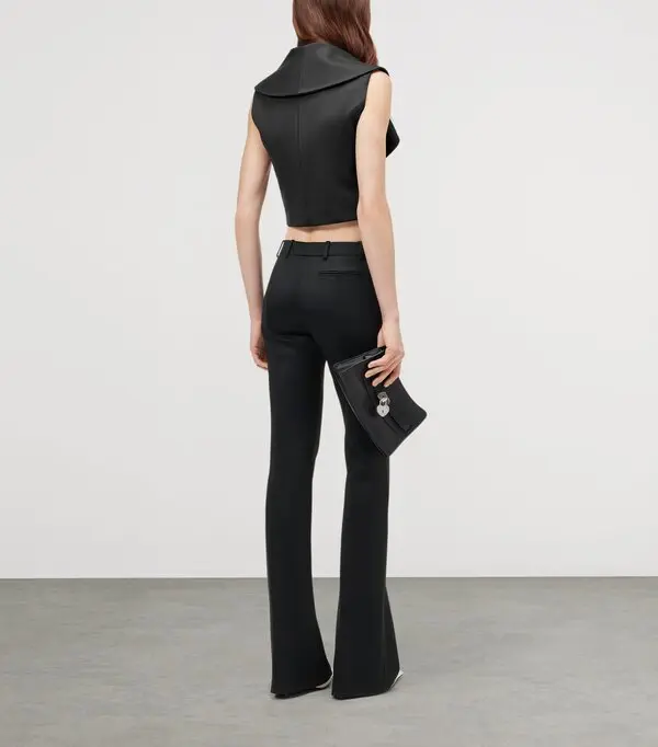 Alexander McQueen Wool Waterfall-collar Waistcoat