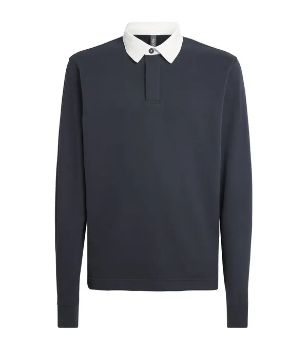 Vuori French Terry Cypress Rugby Shirt - Navy
