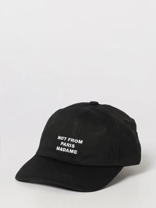 Drole De Monsieur Cotton Twill Baseball Cap With Embroidered Logo