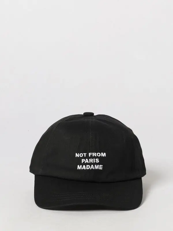 Drole De Monsieur Cotton Twill Baseball Cap With Embroidered Logo