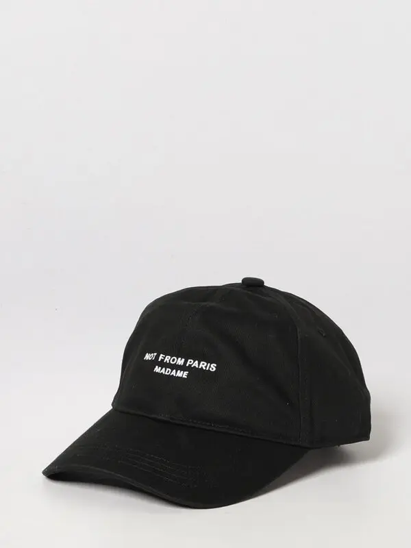 Drole De Monsieur Cotton Twill Baseball Cap With Embroidered Logo
