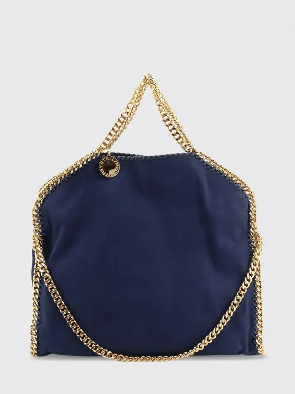 Stella McCartney Falabella Tote Bag With Iconic Chain Trim - Blue