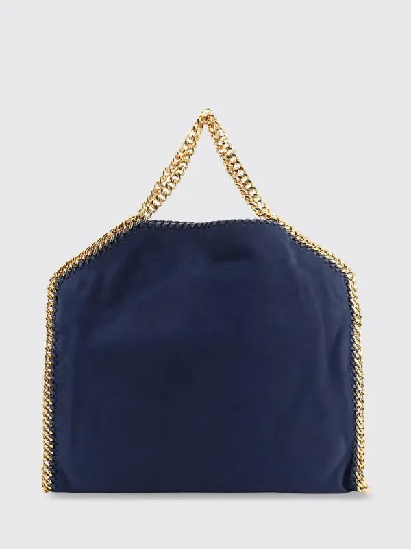 Stella McCartney Falabella Tote Bag With Iconic Chain Trim - Blue