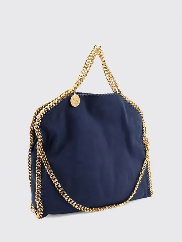 Stella McCartney Falabella Tote Bag With Iconic Chain Trim - Blue