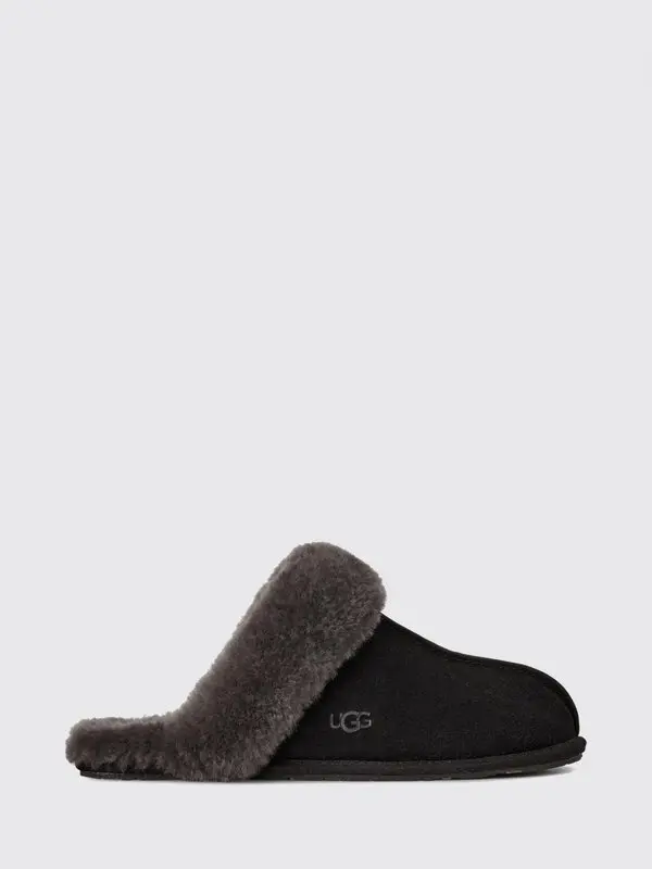UGG Scuffette Ii Suede Shearling Mules - Grey