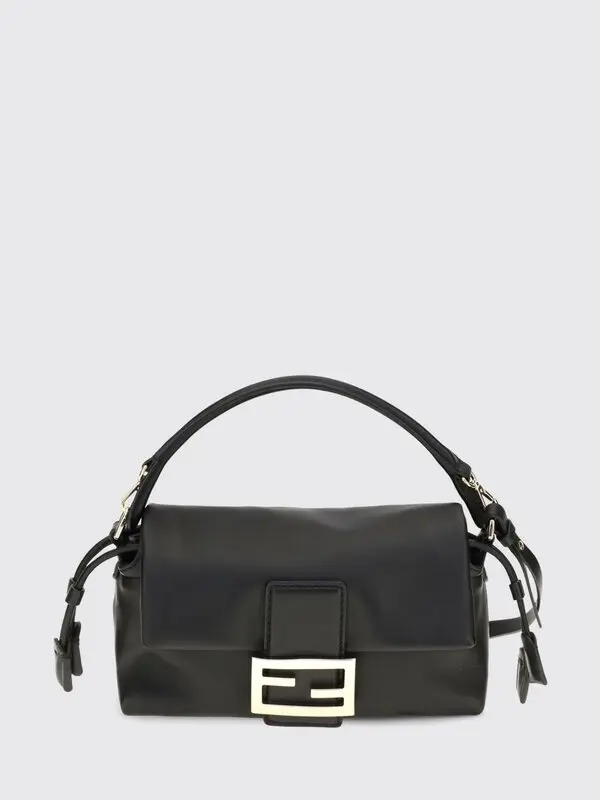 Fendi Baguette Mini Bag In Nappa Leather With Ff Logo