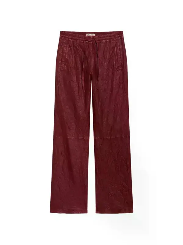 Zadig&Voltaire Pocha Crinkled Leather Pants