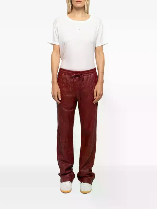 Zadig&Voltaire Pocha Crinkled Leather Pants