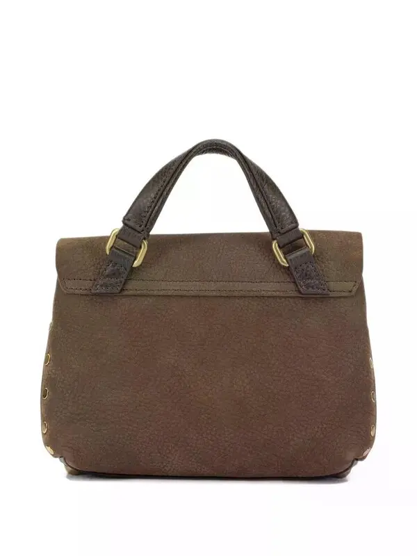 ZANELLATO Postina Stud-embellished Tote Bag - Brown