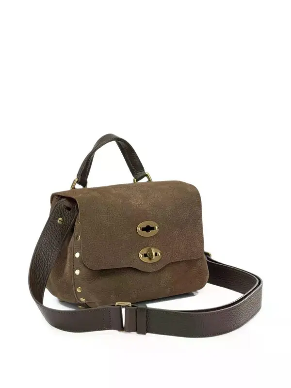 ZANELLATO Postina Stud-embellished Tote Bag - Brown