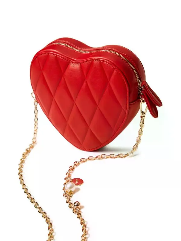 TWINSET Quilted Heart Chain Mini Bag