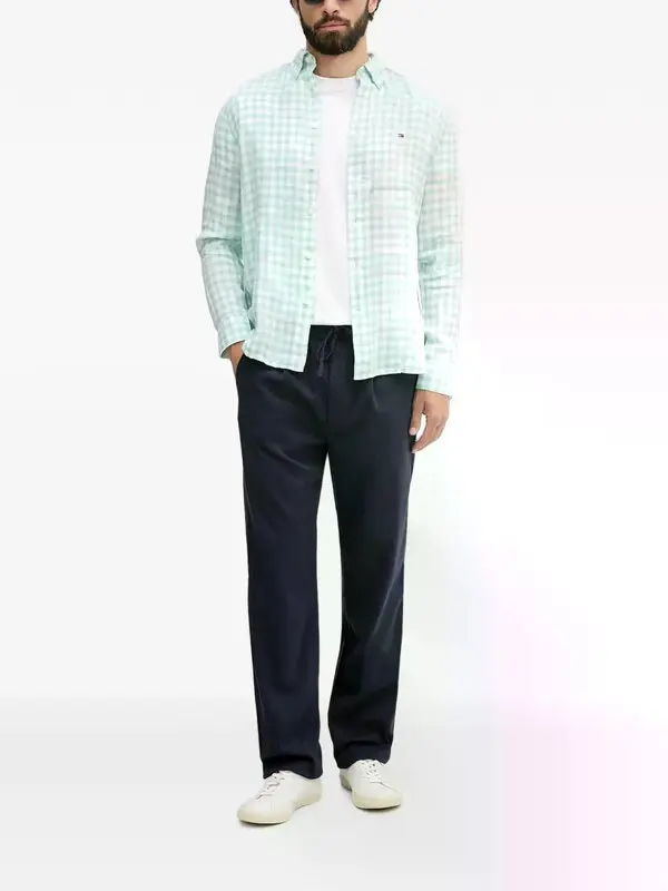 Guess Drawstring-waist Pleated Trousers