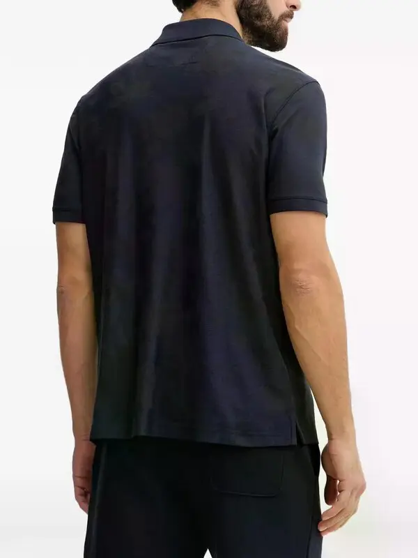 Guess Jacquard-logo Polo Shirt