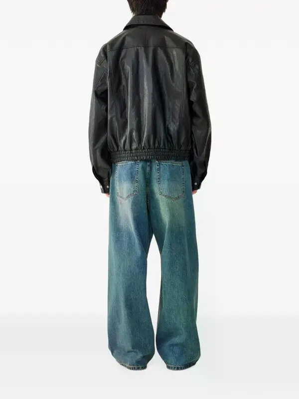 STUDIO TOMBOY Faux-leather Pocket Jacket
