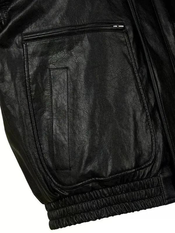 STUDIO TOMBOY Faux-leather Pocket Jacket