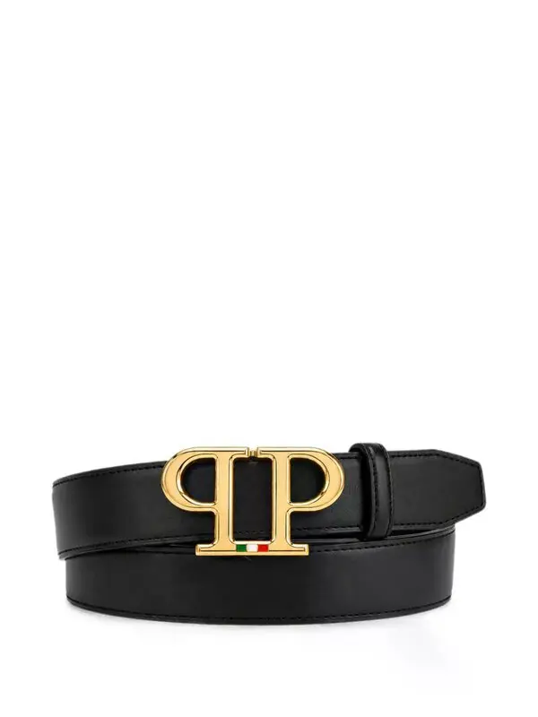 Philipp Plein Leather Belt Pp