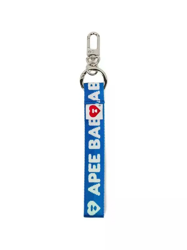 AAPE BY *A BATHING APE Logo-print Strap Keyring