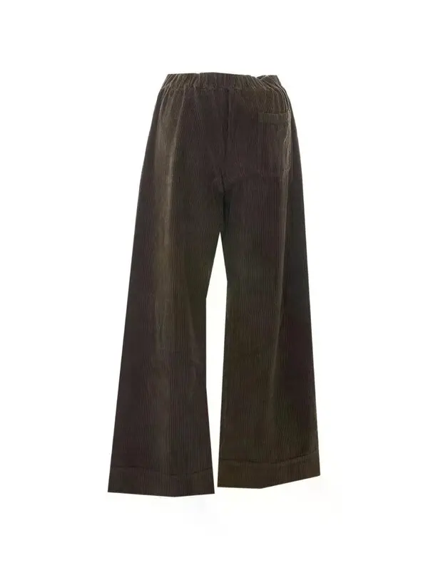 TRUE AVENUE Pensil Corduroy Wide-leg Trousers