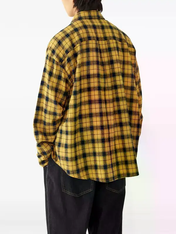 STUDIO TOMBOY Washed Check-pattern Shirt