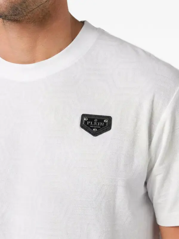 Philipp Plein Jacquard T-shirt Monogram
