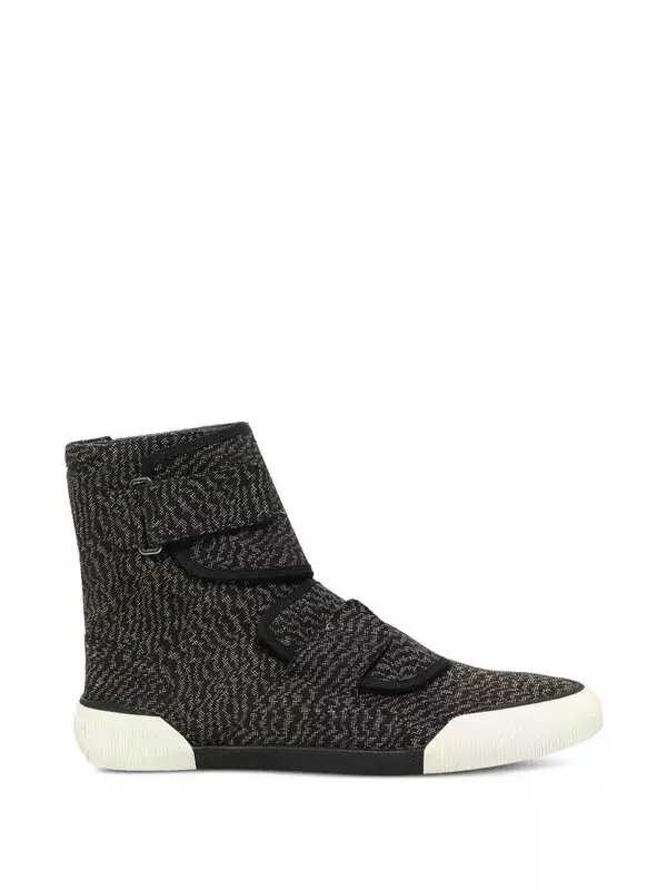 LANVIN Touch-strap High-top Sneakers
