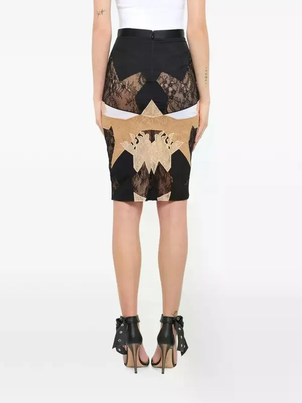 Givenchy Lace-panelled Midi Skirt