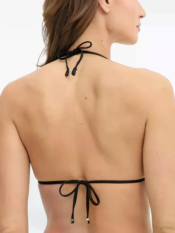 Guess Rhinestones Triangle Bikini Top