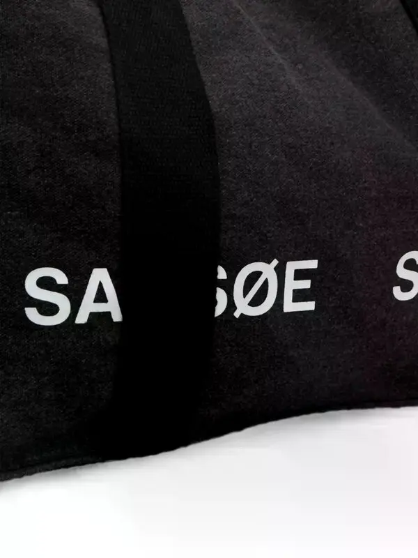 SAMSOE SAMSOE Salucas Logo-print Canvas Tote Bag