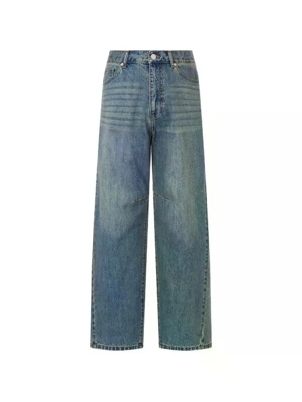 STUDIO TOMBOY Washed-denim Wide-leg Jeans