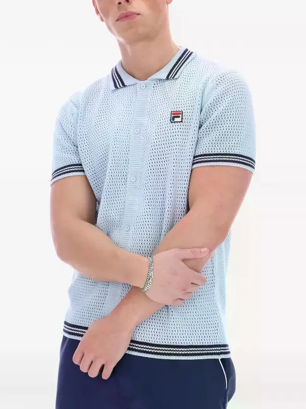 FILA Domenico Crochet-knit Shirt