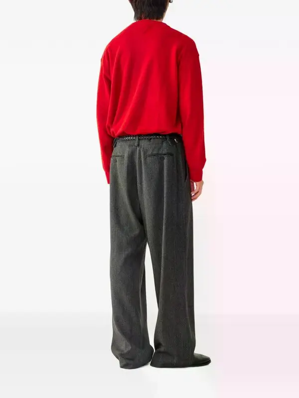 STUDIO TOMBOY Herringbone Pleated Trousers