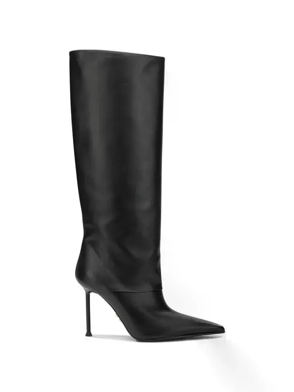 SERGIO LEVANTESI Paprika Pointed-toe Leather Boots