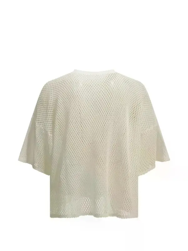 Kapital Graphic-print Mesh-back T-shirt