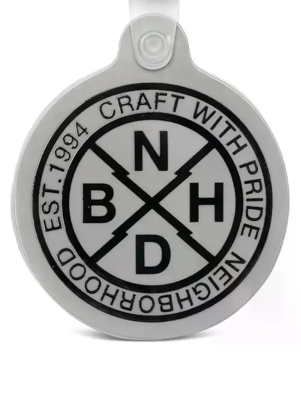 NEIGHBORHOOD Rounded Logo-emblem Keyholder - Grey