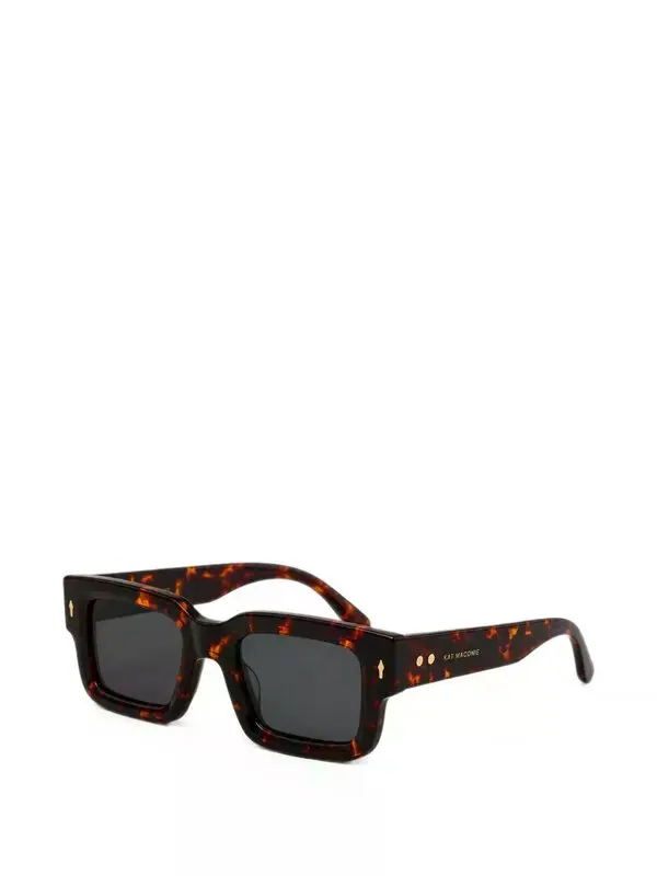 KAT MACONIE Sora Tortoiseshell-effect Square-frame Sunglasses