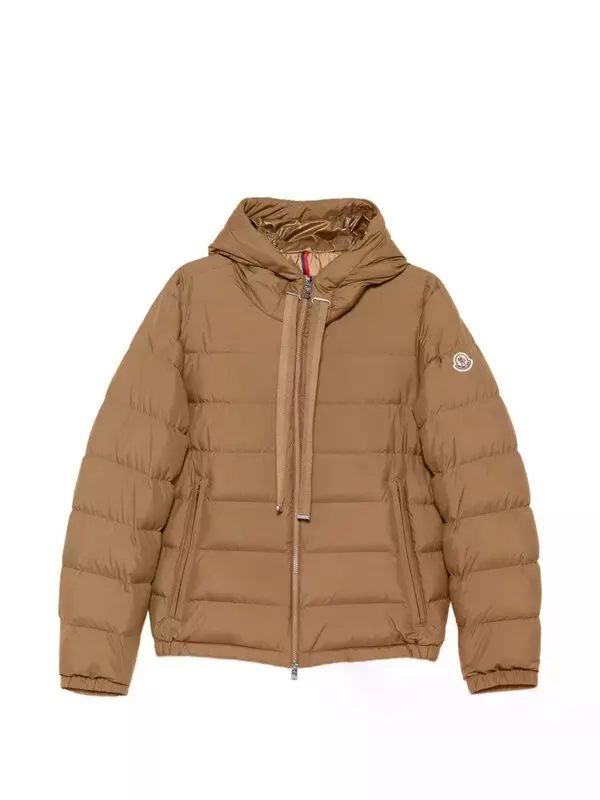Moncler Zeflor Hooded Quilted Jacket - Neutrals