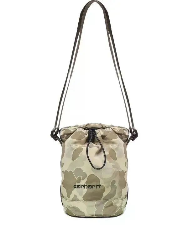 Carhartt Work In Progress Camouflage Drawstring-bucket Shoulder Bag